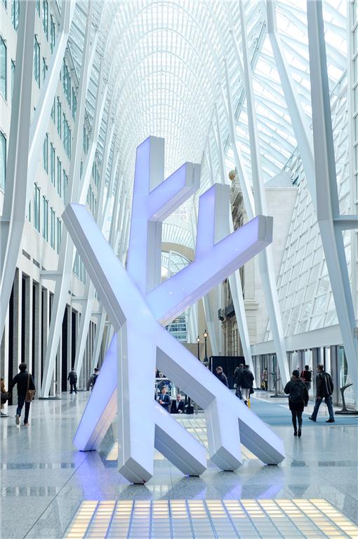 Studio F Minus's "Snowfall" transforms Toronto's Brookfield Place into ...