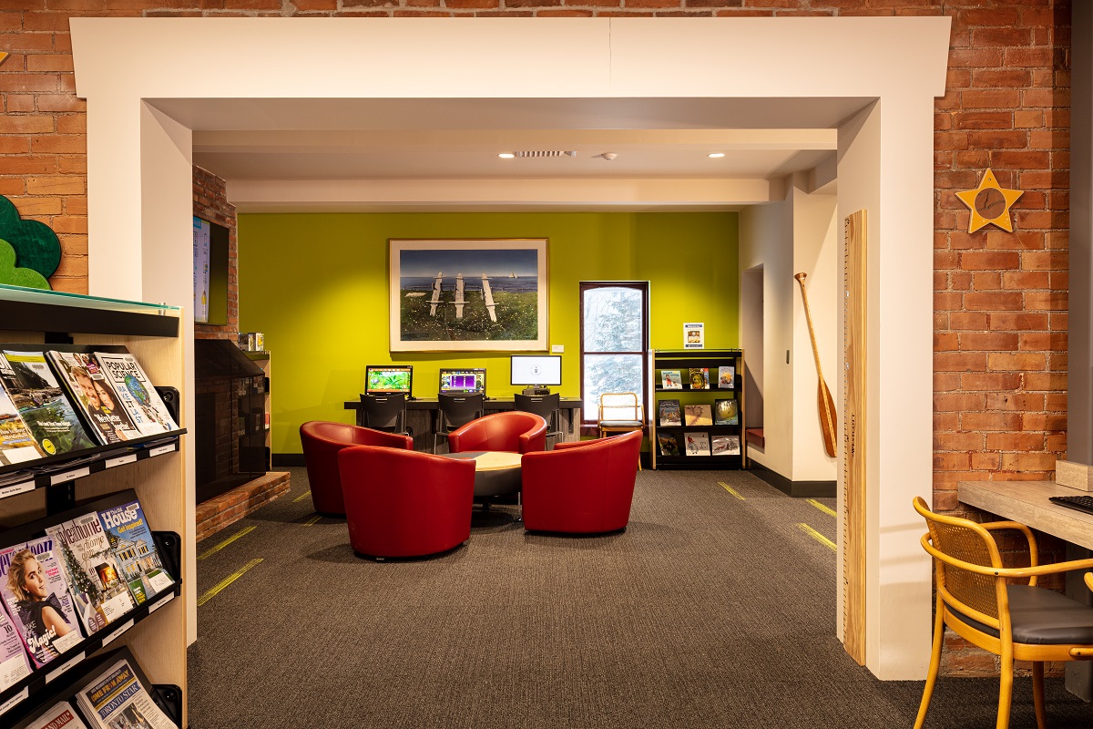 Beauty In Contrast: Hillsburgh Public Library - Canadian Interiors