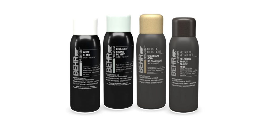 Behr Paint introduces new premium spray paint and DIY concept ...