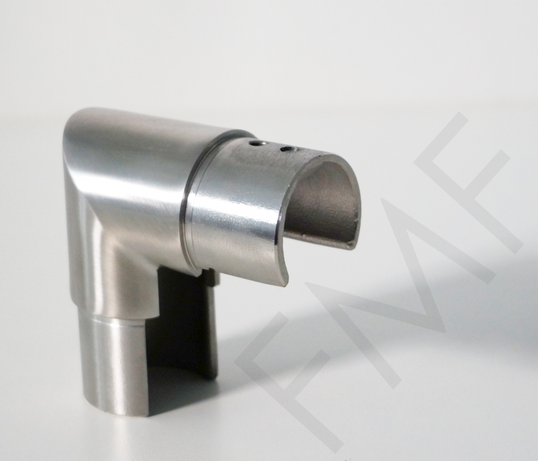 90° Vertical Elbow for 42.4mm Ø Cap Handrail - Design Source Guide