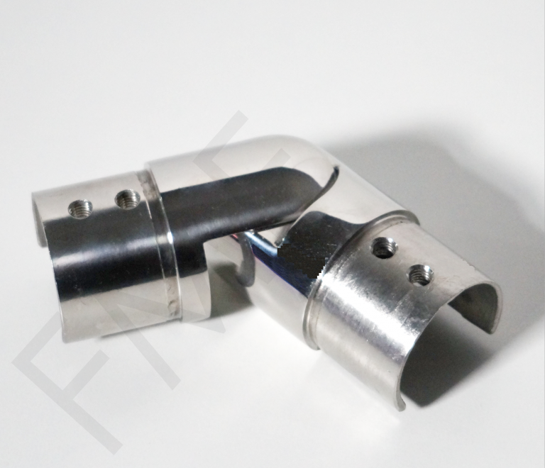 Adjustable Horizontal Elbow for Round Cap 42.4mm Ø Handrail - Design ...