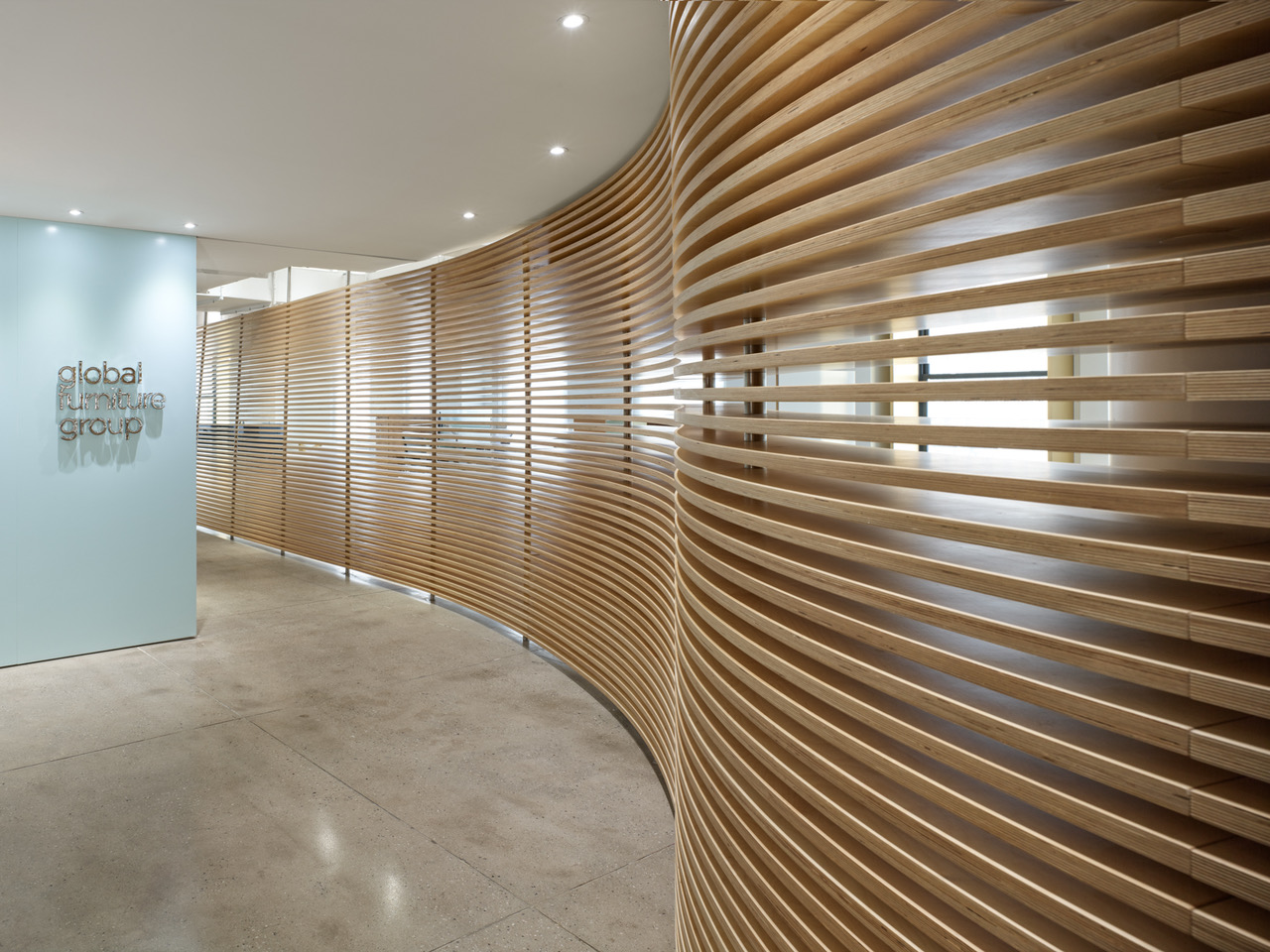 Wonder Wall: Global Furniture Group New York - Canadian Interiors