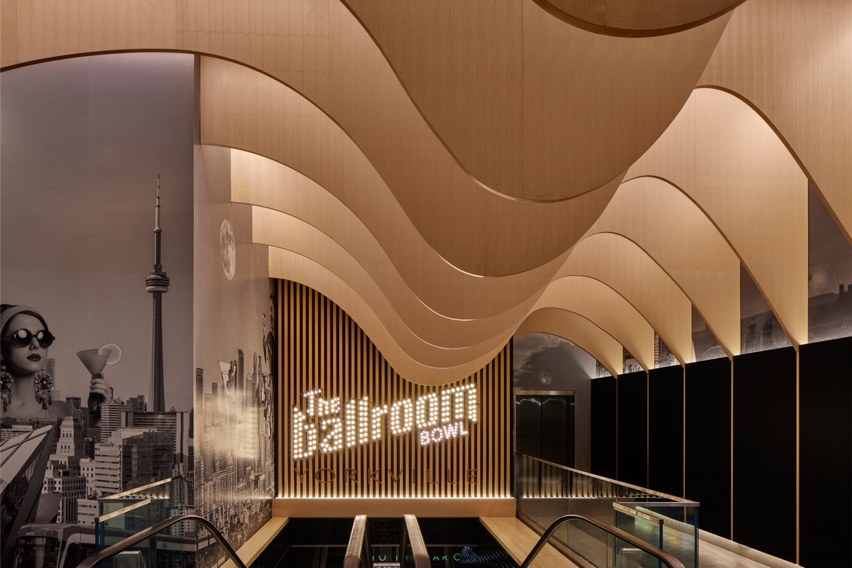 On a Roll: The Ballroom Bowl Yorkville - Canadian Interiors